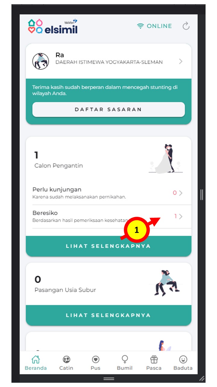 Cara Edit Data Catin di Elsimil TPK – helpdesk